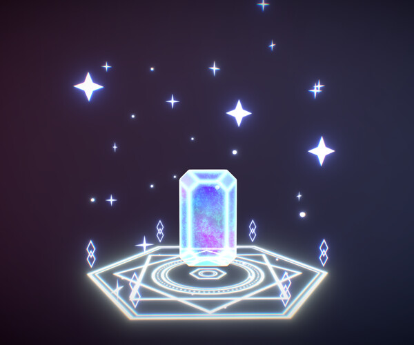 ArtStation - Magic Crystal Animated | Game Assets