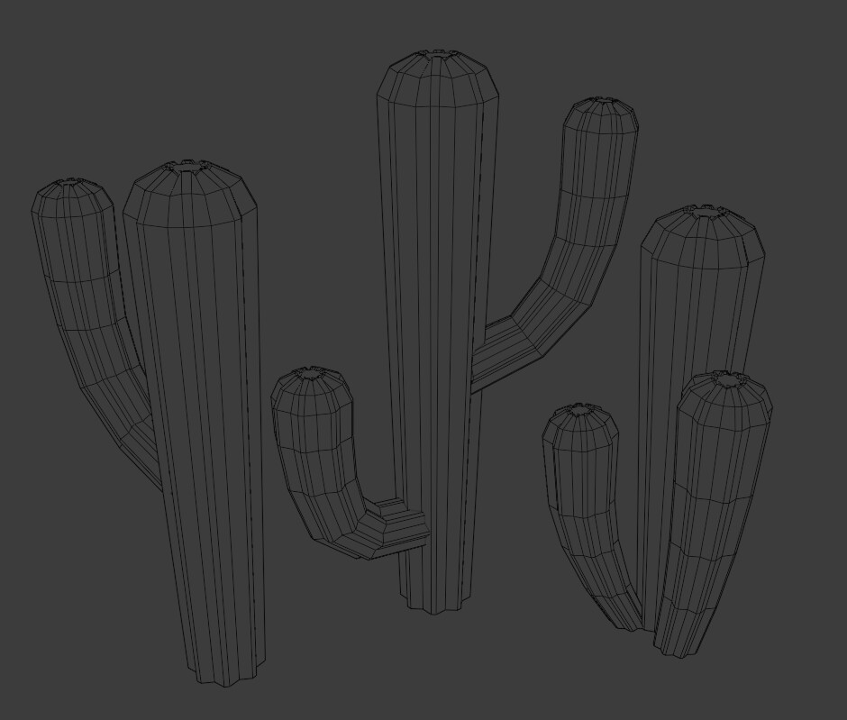 ArtStation - Cactus | Game Assets