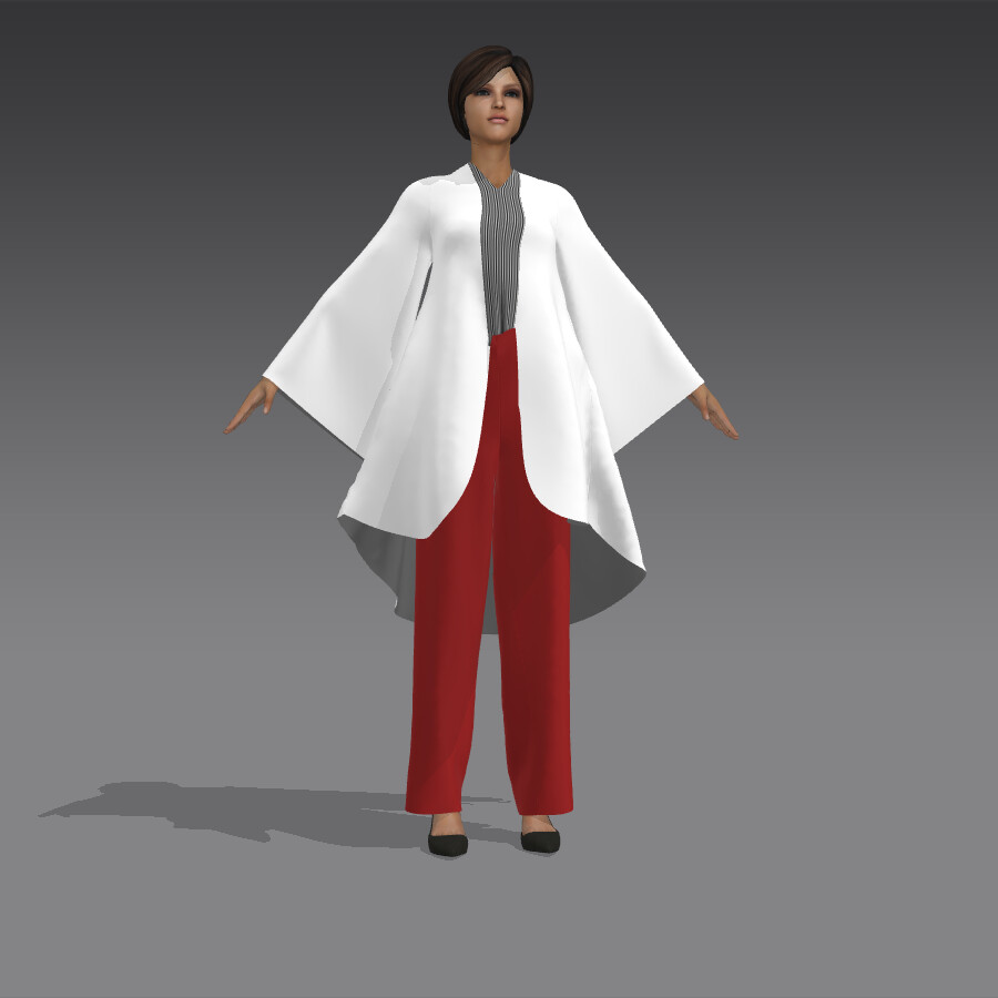 ArtStation - female outfit | Game Assets