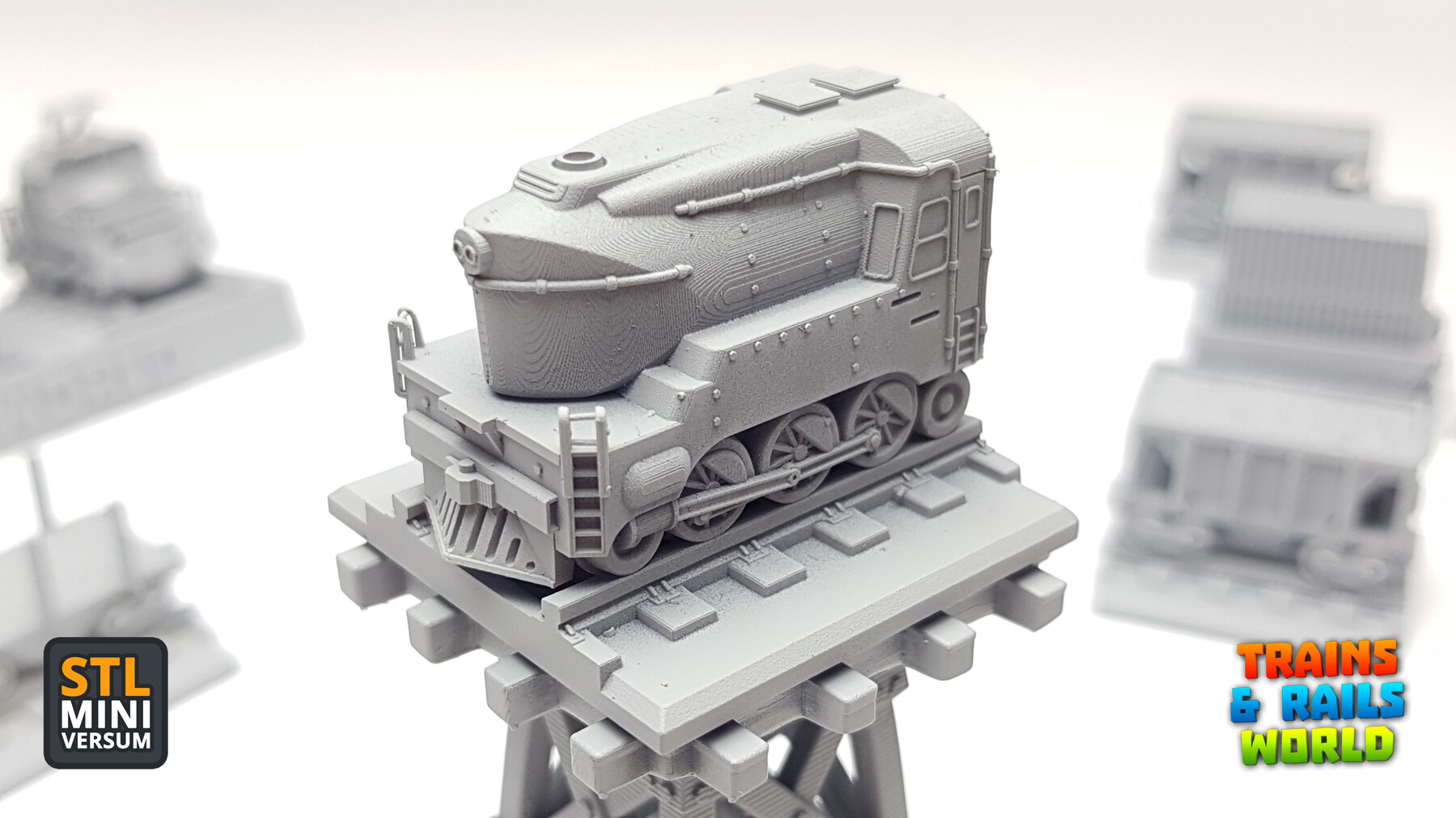 ArtStation - Aussie 523 - STL files for 3D printing - Trains & Rails ...