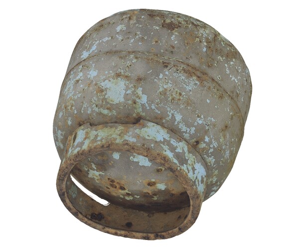 ArtStation - Rusty Gas Cylinder Raw Scanned 3D Model | Resources