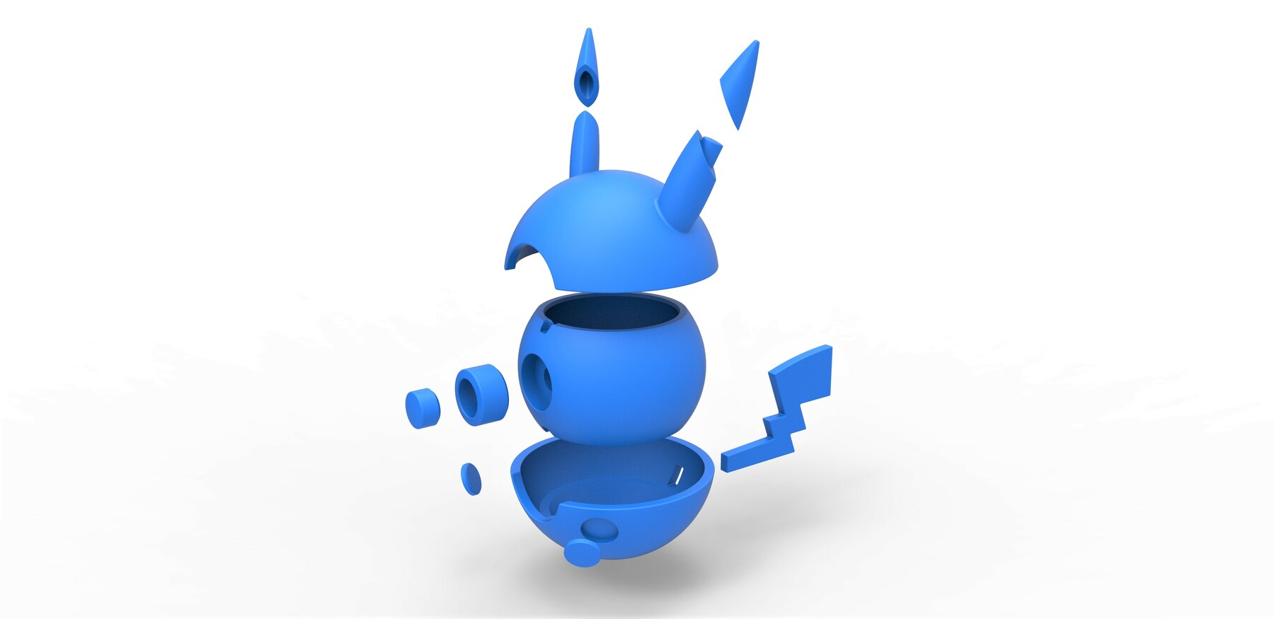 ArtStation - 3D printable Pikachu orb | Resources