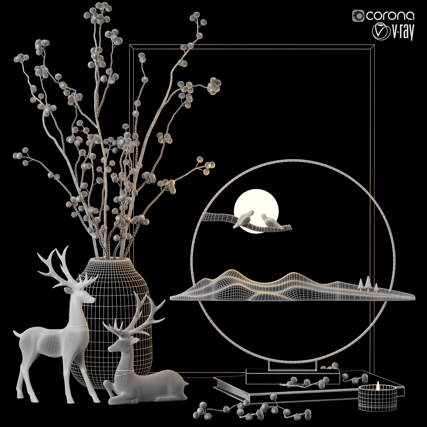 ArtStation - decorative set 08 | Resources