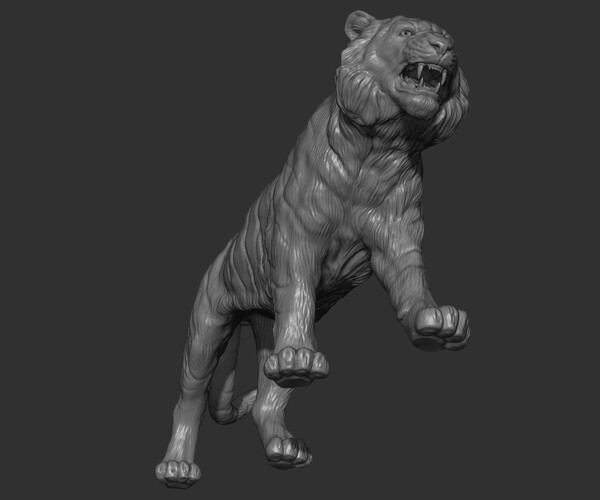 ArtStation - Tiger walking | Resources