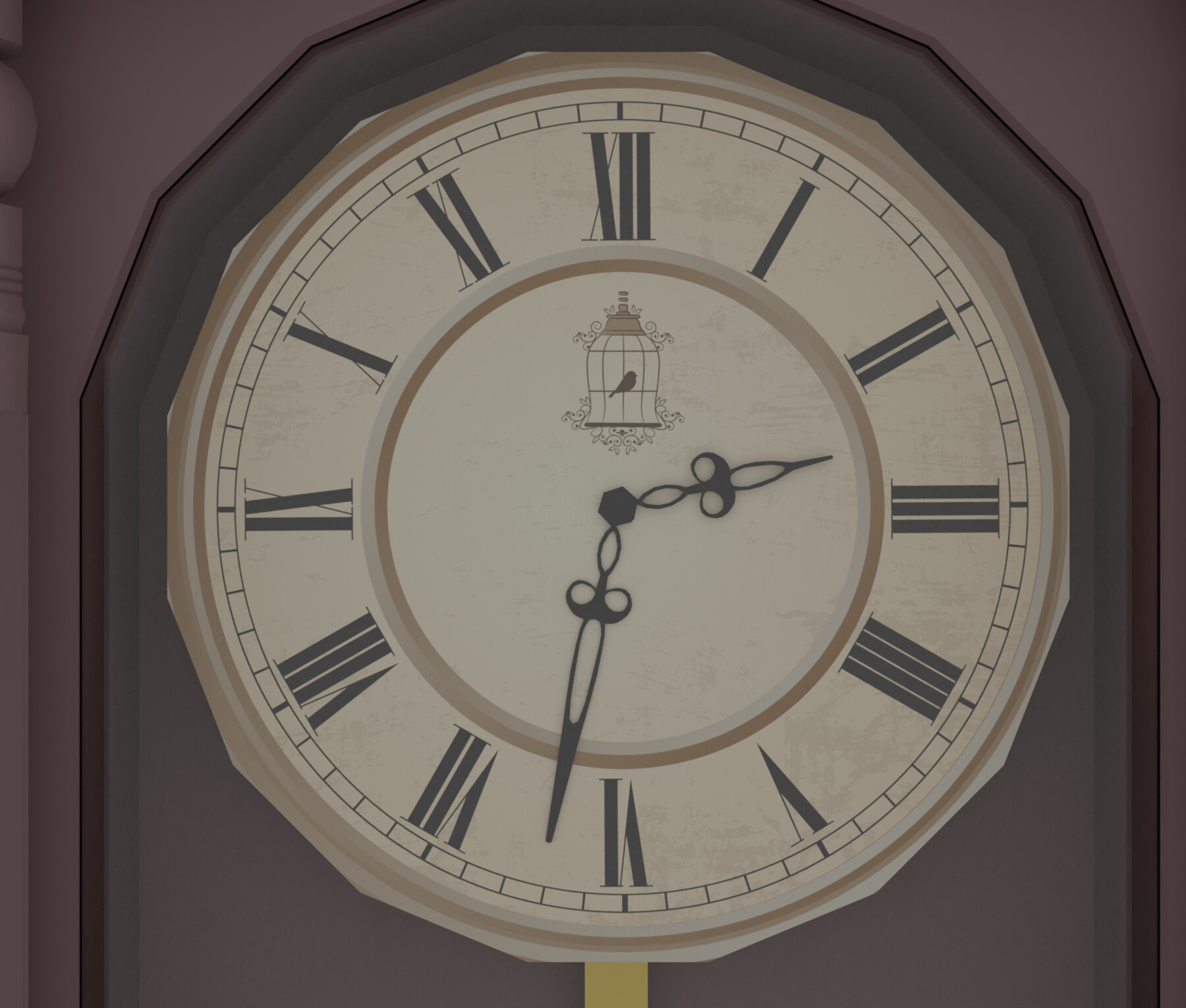 ArtStation - Wall clock | Game Assets