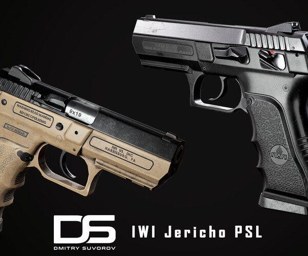 ArtStation - IWI Jericho 941 PSL | Game Assets