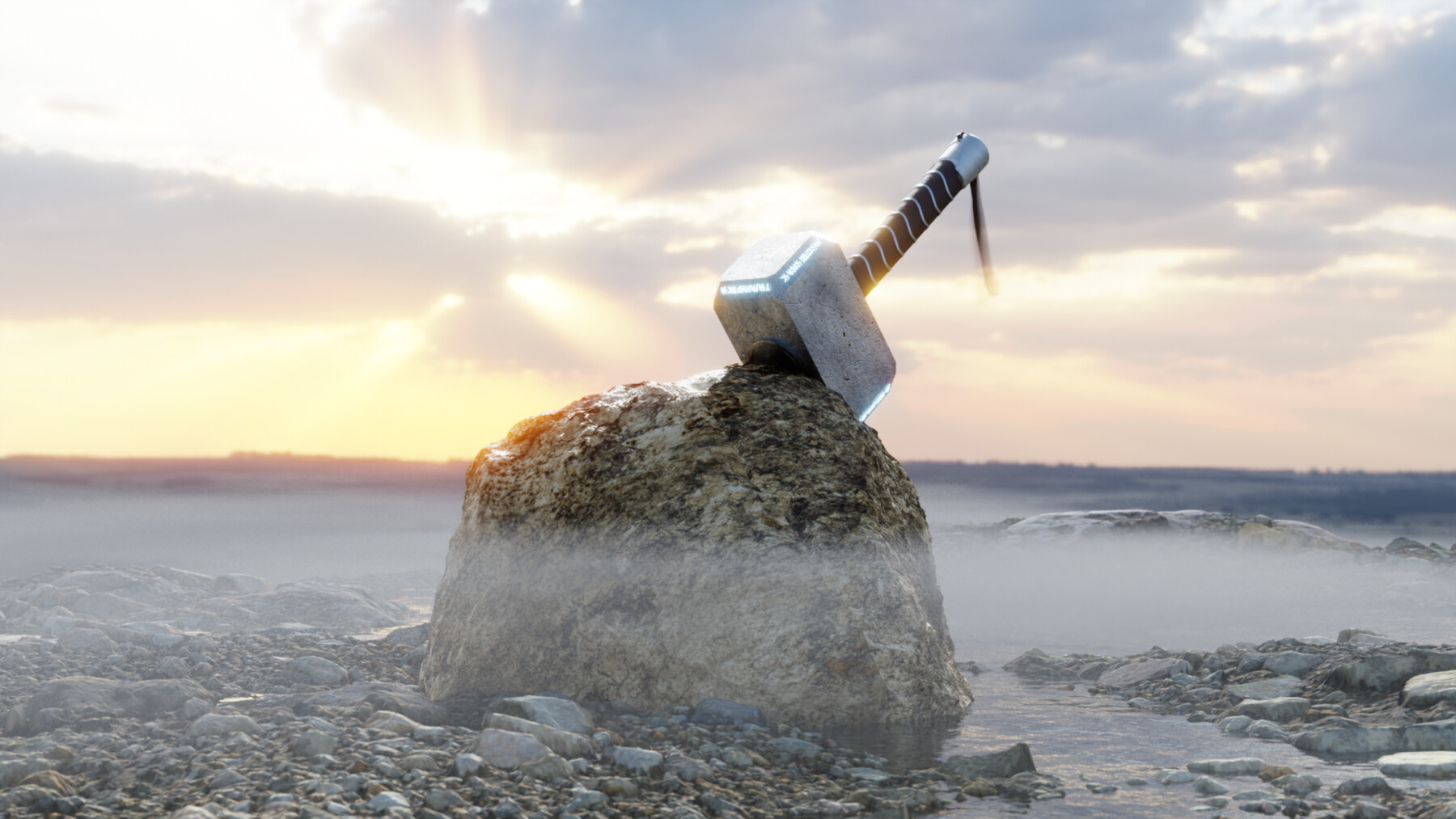 ArtStation - Mjolnir 3D model | Game Assets