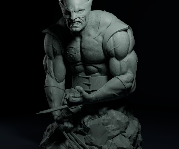 ArtStation - Wolverine (3d print) | Resources