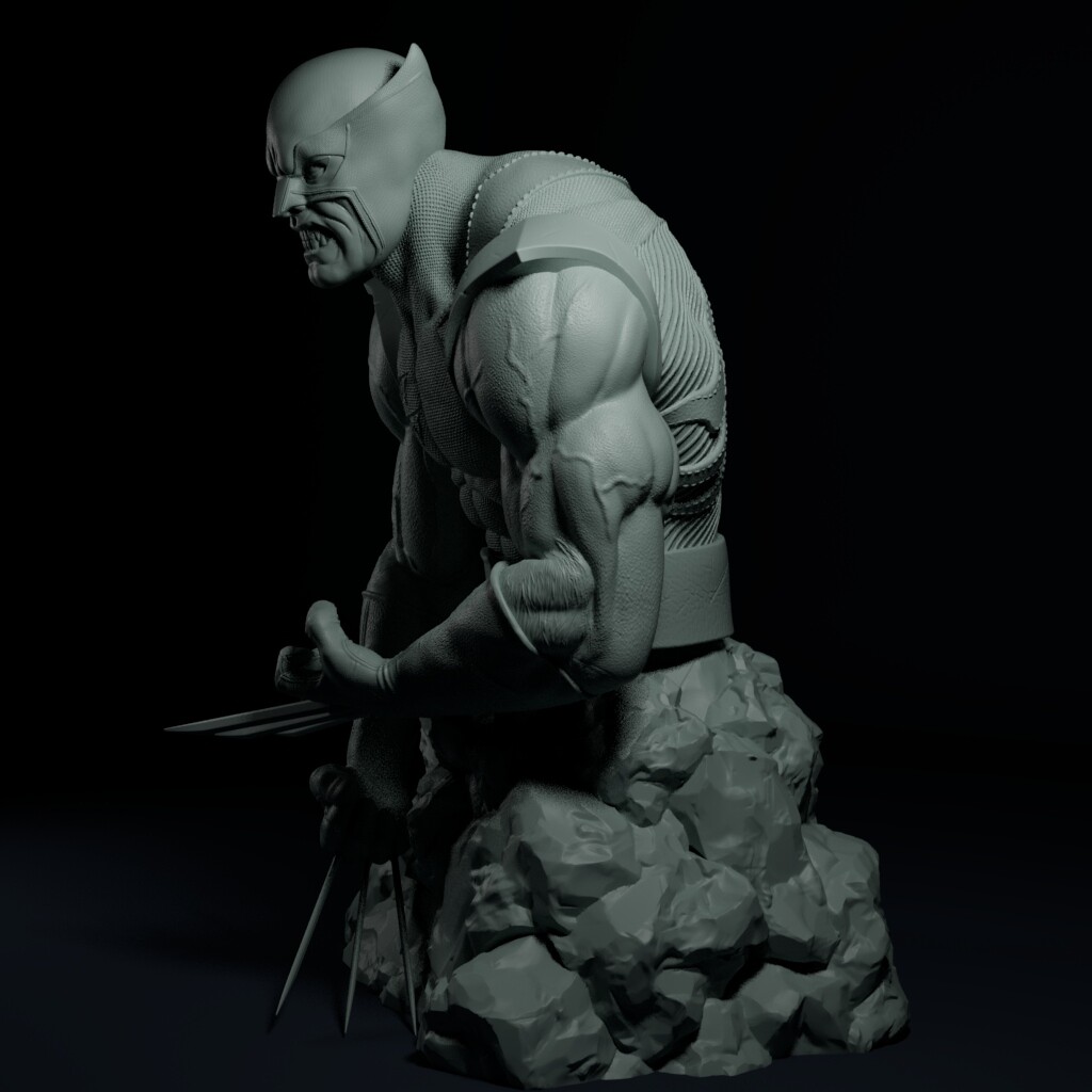 ArtStation - Wolverine (3d print) | Resources