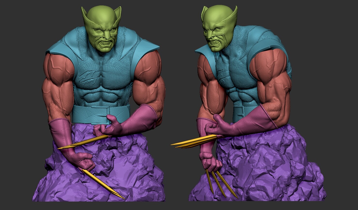 ArtStation - Wolverine (3d print) | Resources