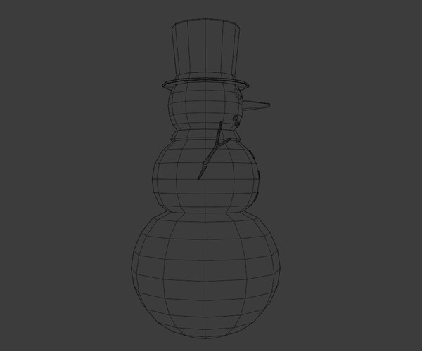 ArtStation - Snowman | Game Assets