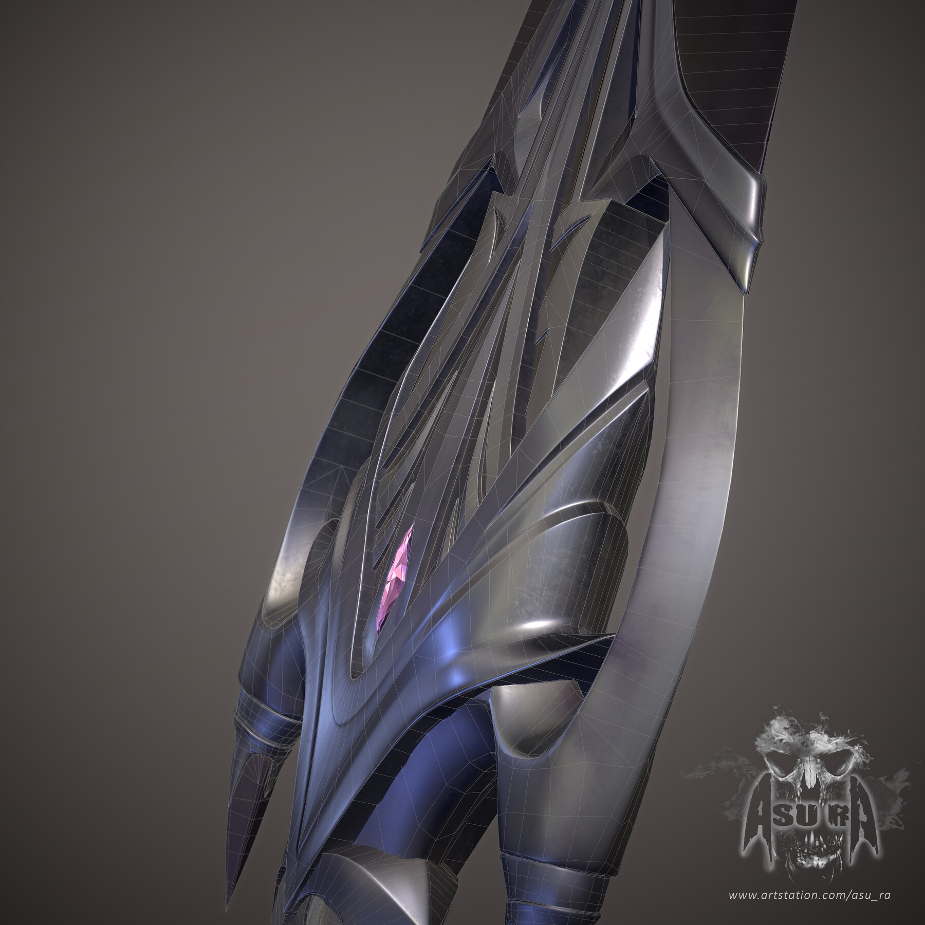 ArtStation - Hazirawn Sentient two-handed sword. | Game Assets