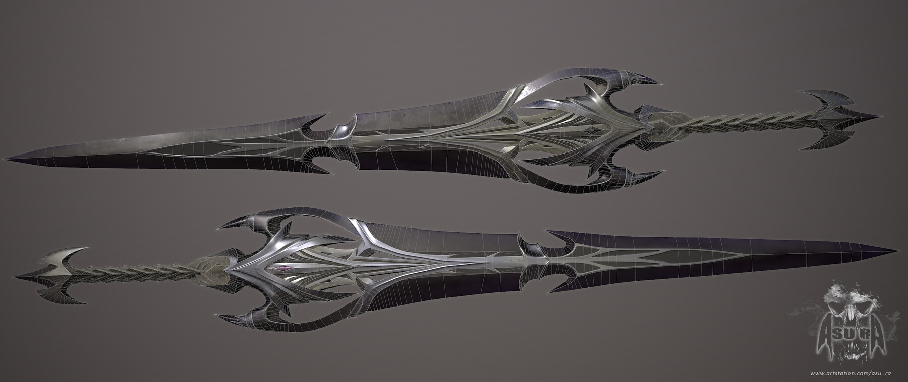ArtStation - Hazirawn Sentient two-handed sword. | Game Assets