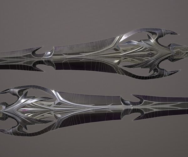 ArtStation - Hazirawn Sentient two-handed sword. | Game Assets