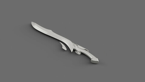 ArtStation - Balanced Blade - Printable Sword | Game Assets