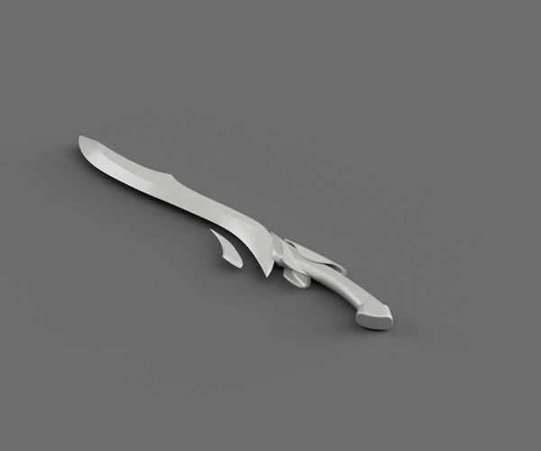 ArtStation - Balanced Blade - Printable Sword | Game Assets