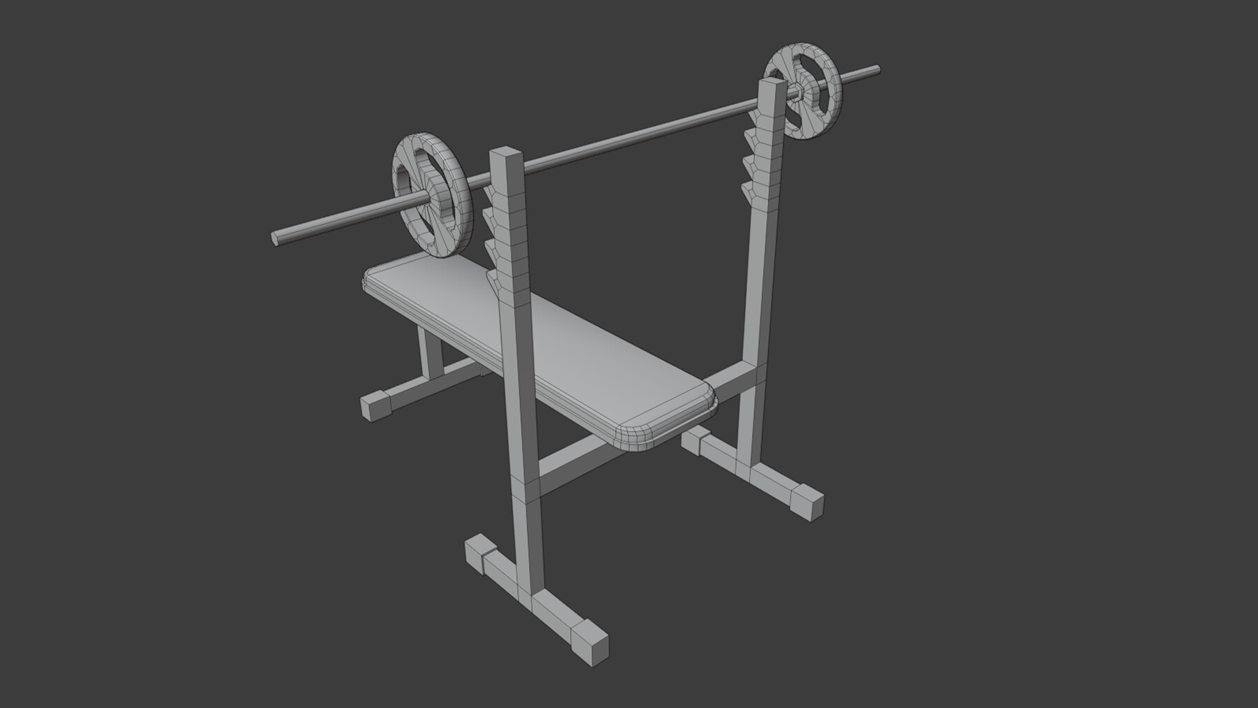 ArtStation - Bench Press | Game Assets
