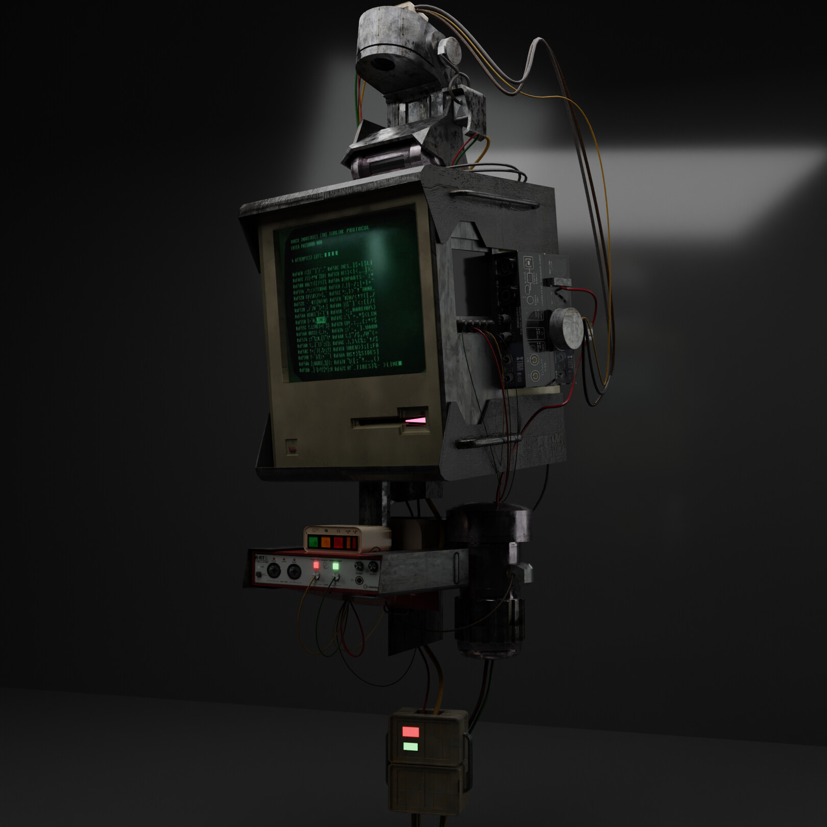 ArtStation - Scifi Retro Computer Asset | Game Assets