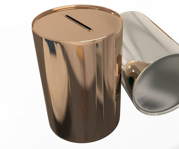 ArtStation - Euro Money Box Tin | Resources