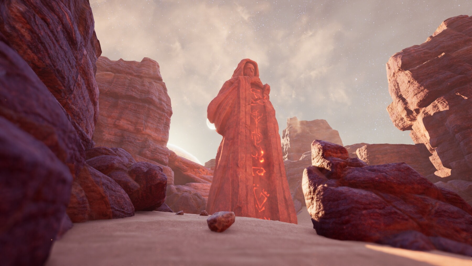 ArtStation - Alien Sandstorm Desert Planet - Egyptian Temple Ruins UE4 ...