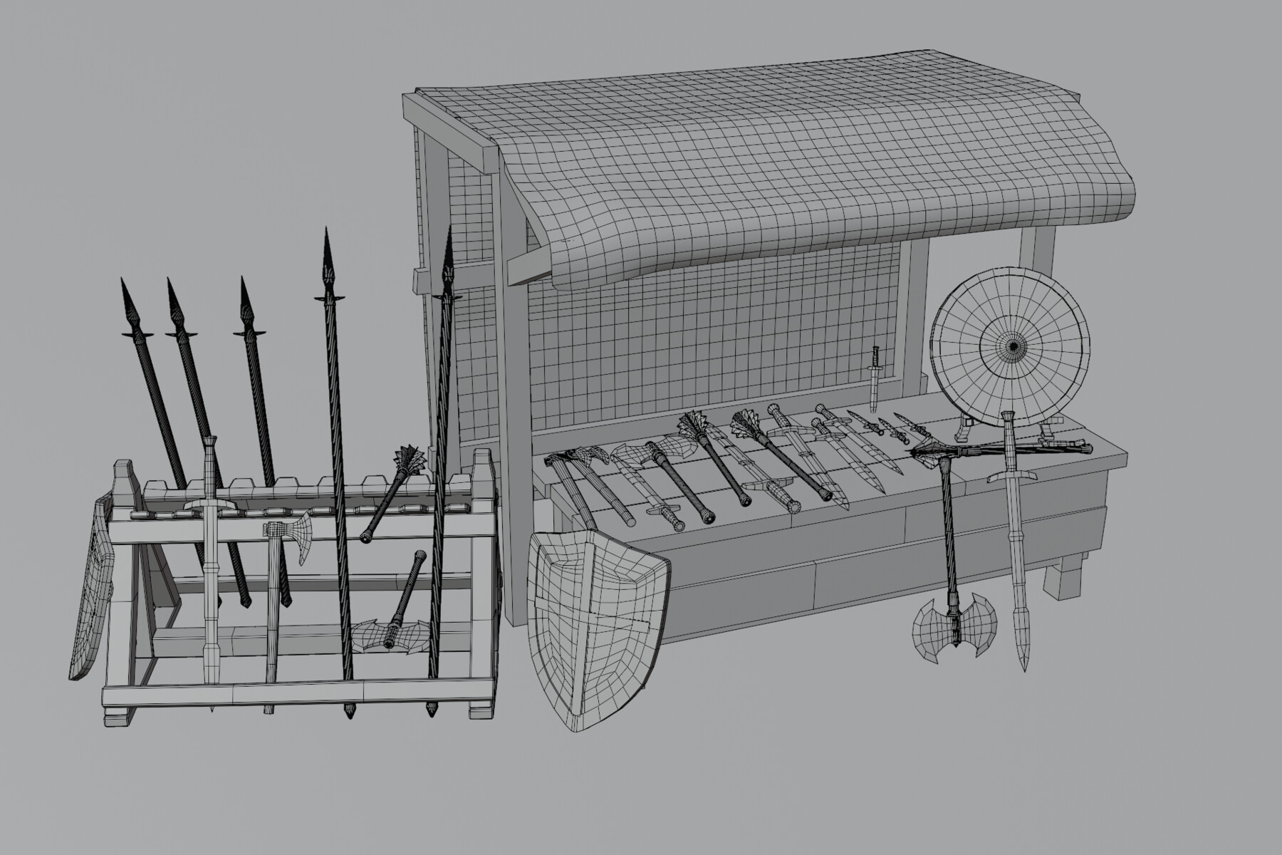 ArtStation - Medieval Market Weapons | Game Assets