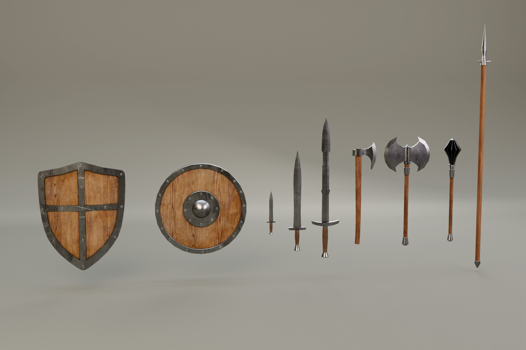 ArtStation - Medieval Market Weapons | Game Assets