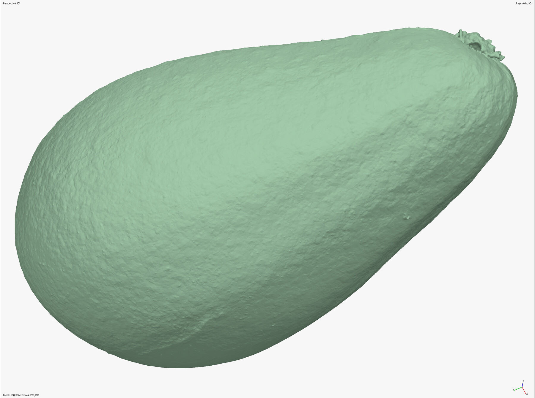 ArtStation - AVOCADO FRUIT - LOW POLY \ HIGH POLY 3D MODEL - CROSS ...