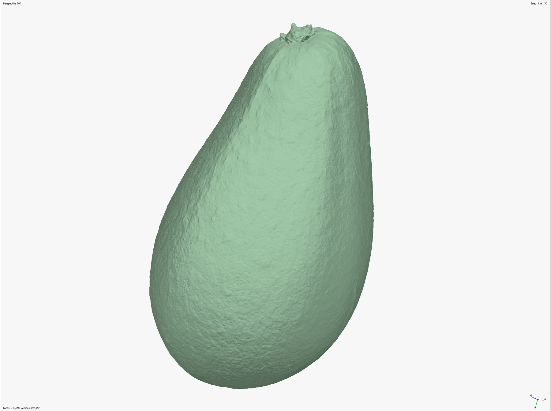 ArtStation - AVOCADO FRUIT - LOW POLY \ HIGH POLY 3D MODEL - CROSS ...
