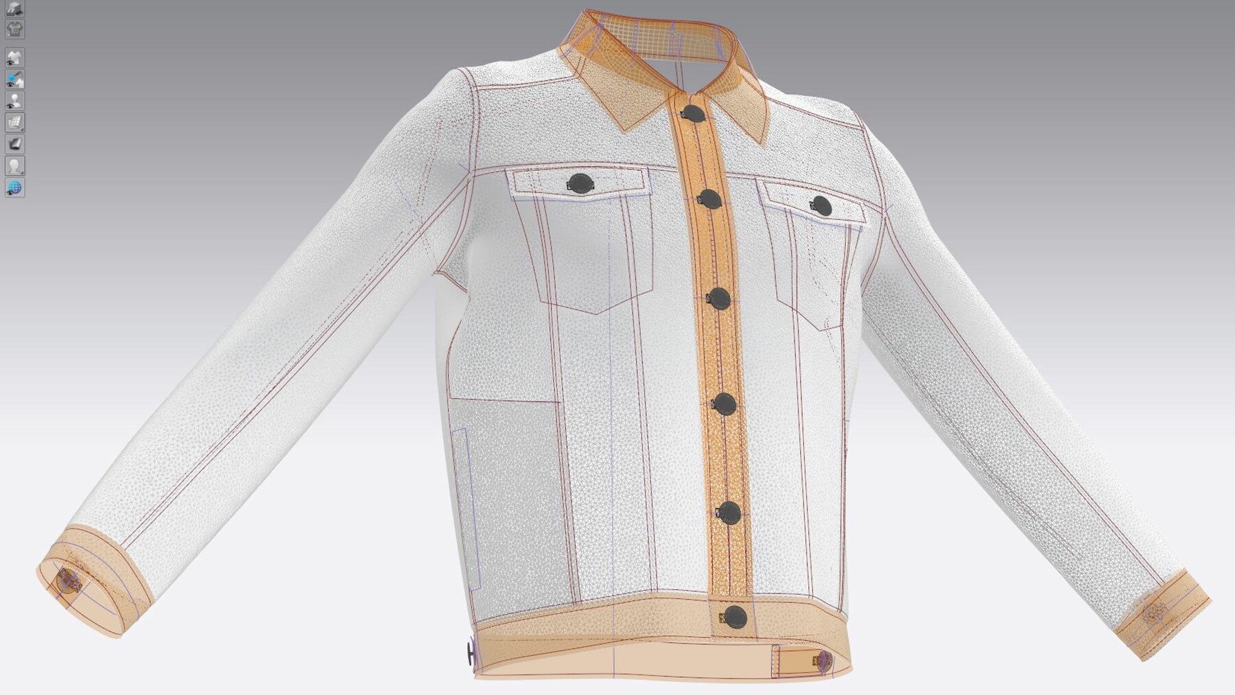 ArtStation - Denim Jacket, Marvelous Designer, Clo3D, +fbx, +obj | Game ...