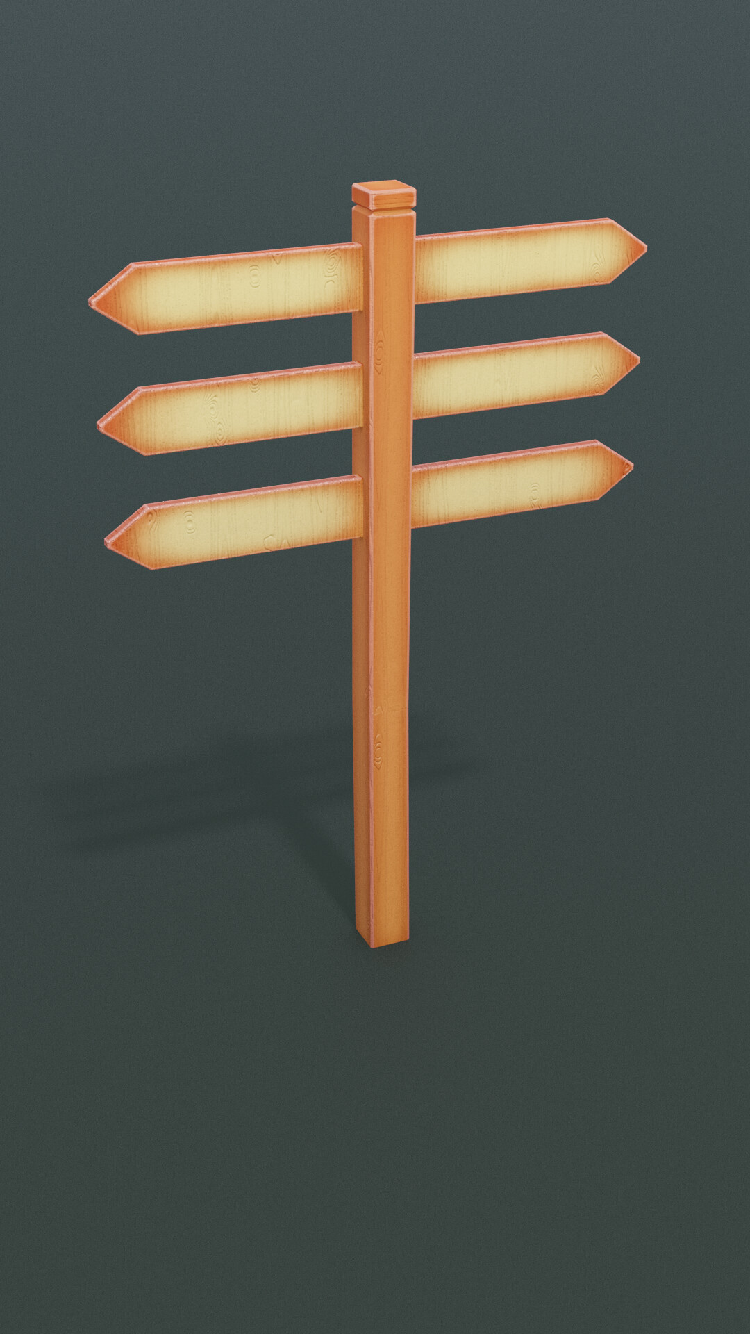 ArtStation - Signposts textured low-poly game ready assets pack | Game ...