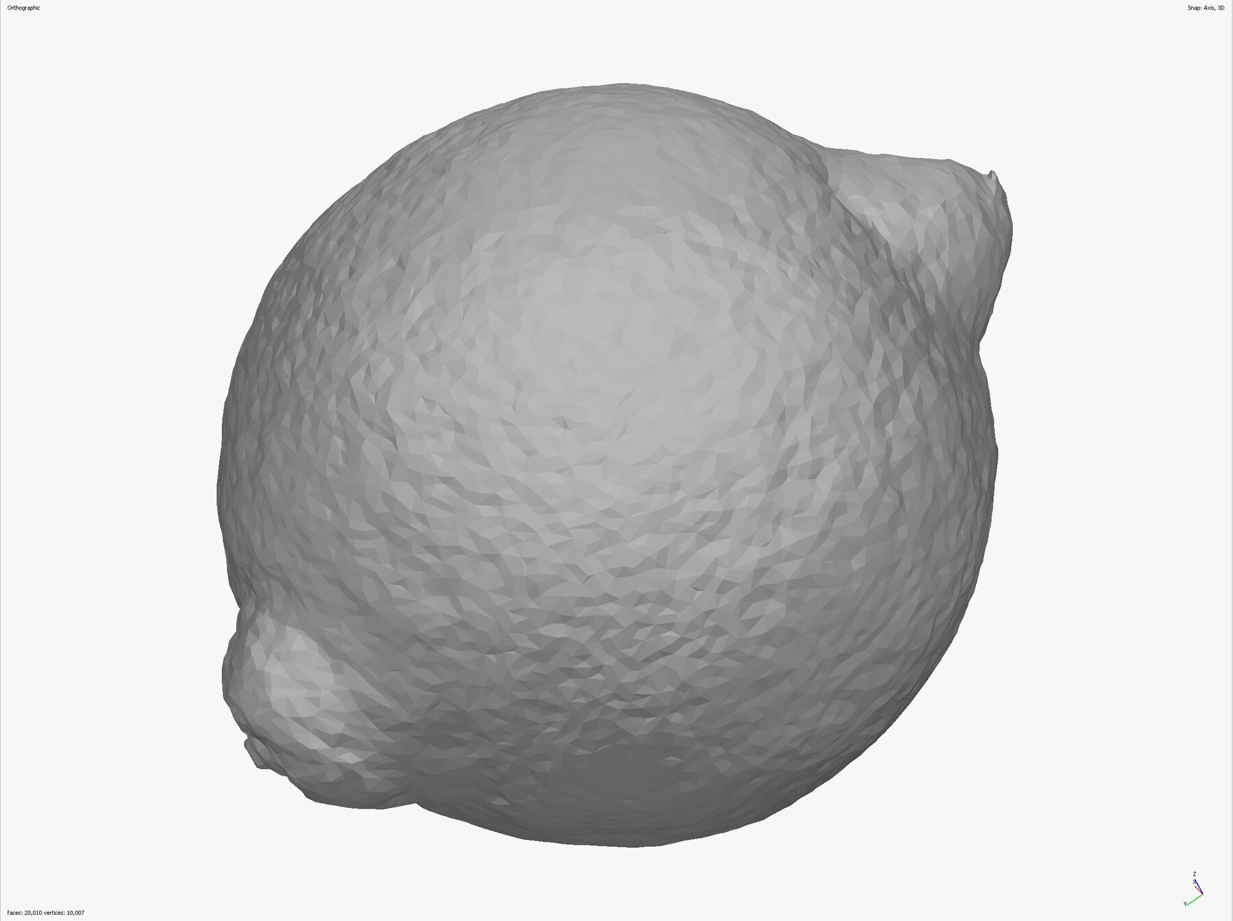 ArtStation - LEMON FRUIT 3D MODEL - LOW POLY \ HIGH POLY - CROSS ...