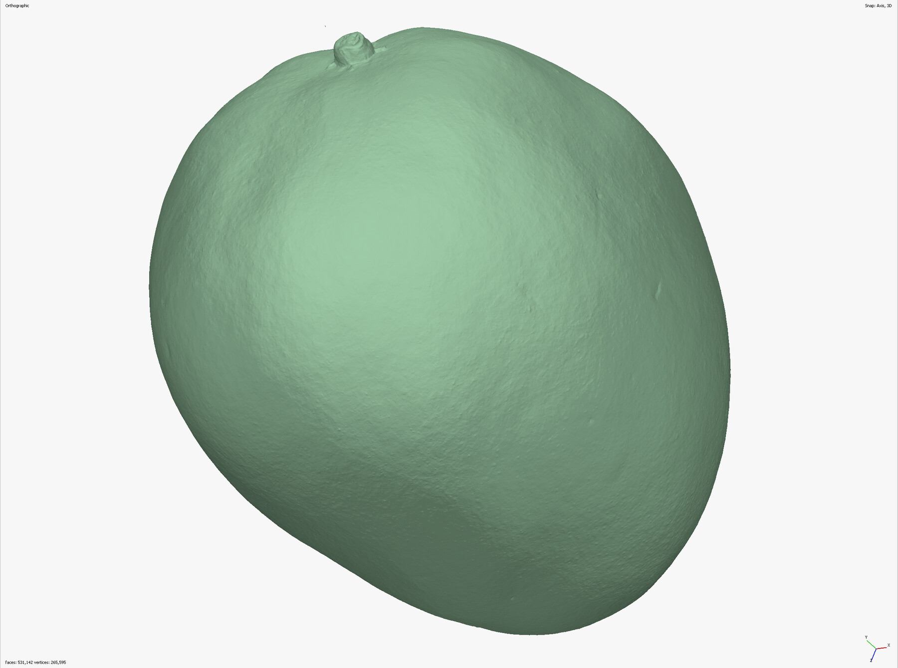 ArtStation - MANGO FRUIT 3D MODEL - LOW POLY \ HIGH POLY - CROSS ...