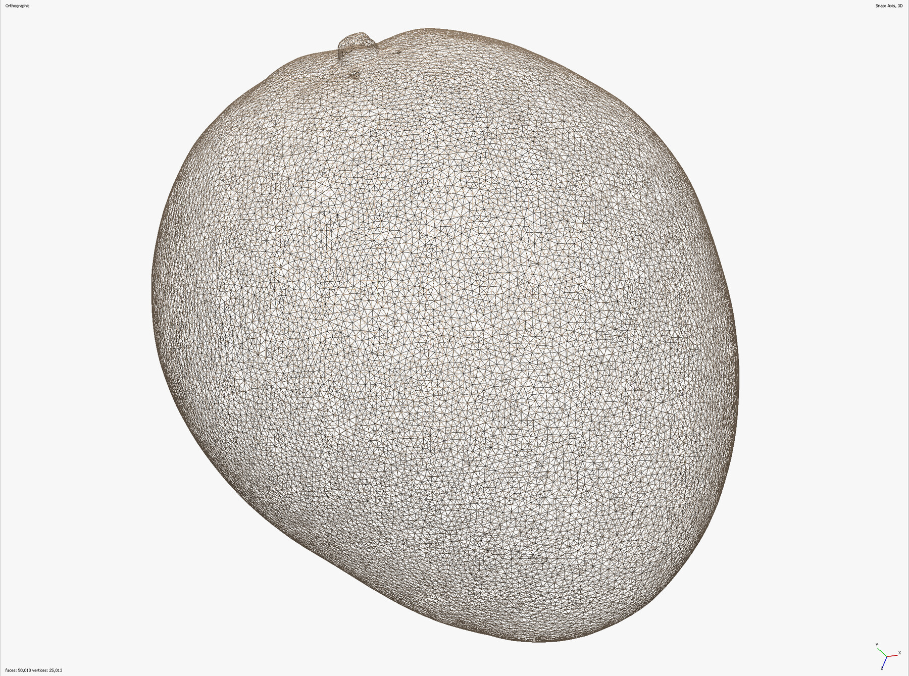 ArtStation - MANGO FRUIT 3D MODEL - LOW POLY \ HIGH POLY - CROSS ...