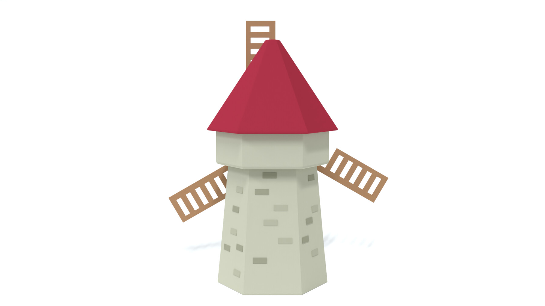 ArtStation - Low Poly Cartoon Windmill | Game Assets