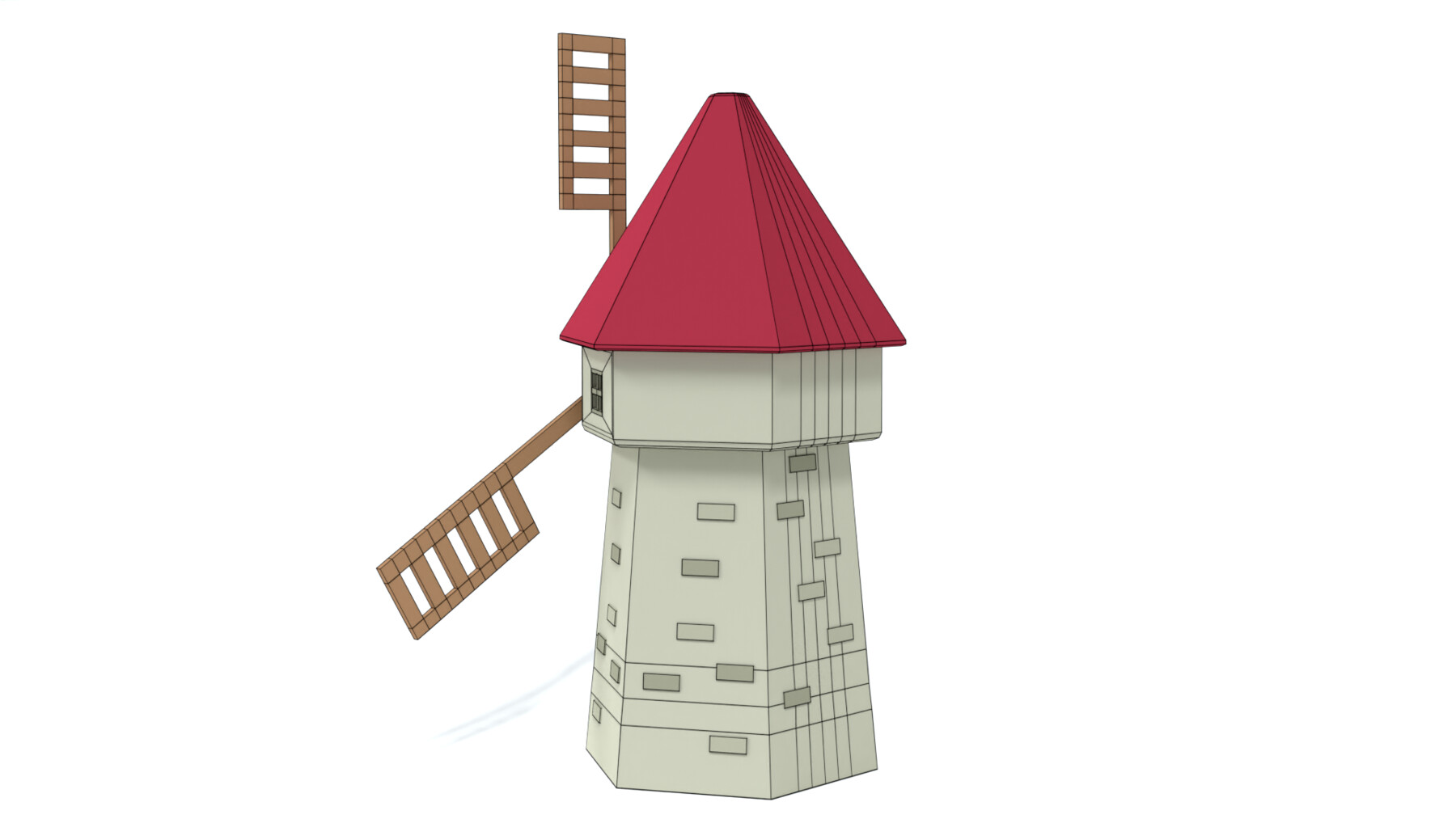 ArtStation - Low Poly Cartoon Windmill | Game Assets