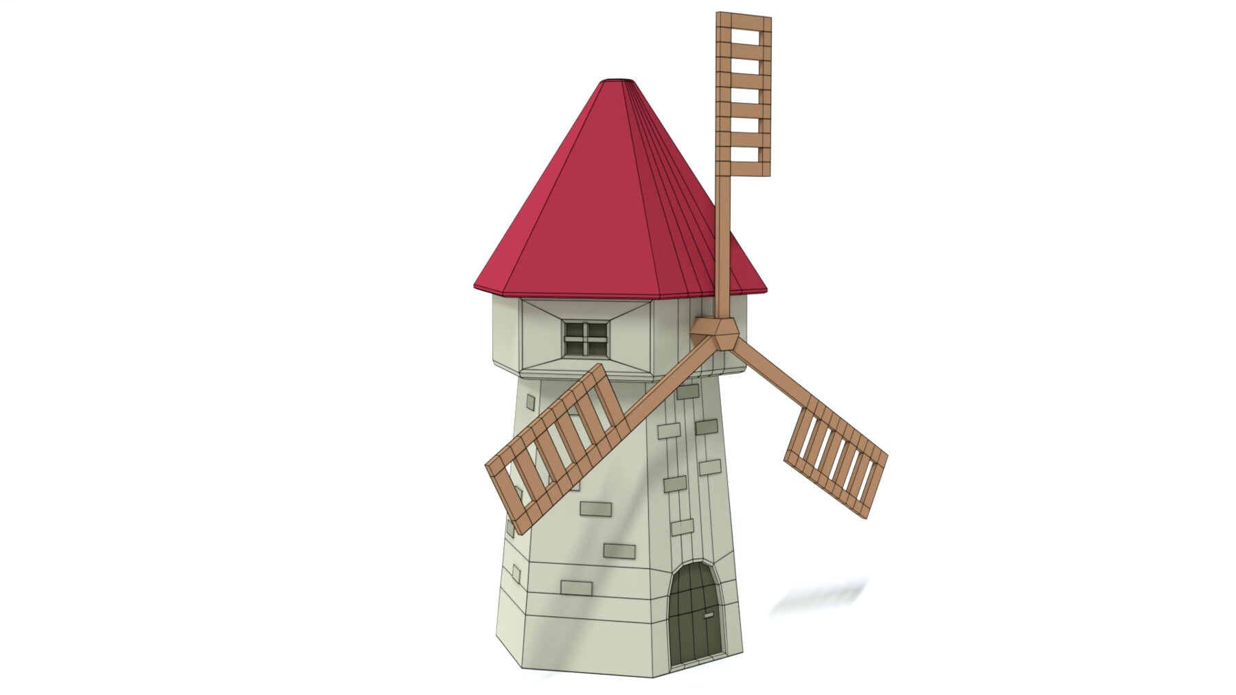 ArtStation - Low Poly Cartoon Windmill | Game Assets