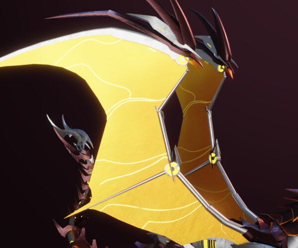 ArtStation - Predaking Transformers Prime Mecha Dragon Rig | Game Assets