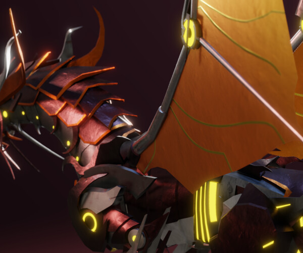 ArtStation - Predaking Transformers Prime Mecha Dragon Rig | Game Assets