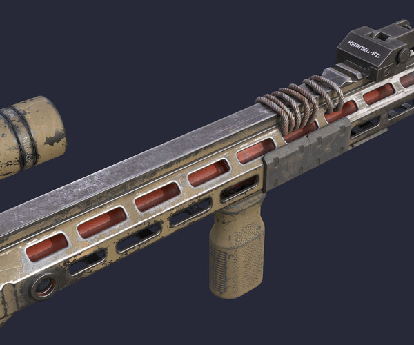 ArtStation - Rifle | Game Assets