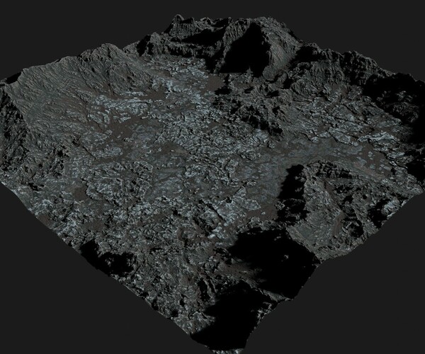 ArtStation - Rocky lunar soil | Game Assets
