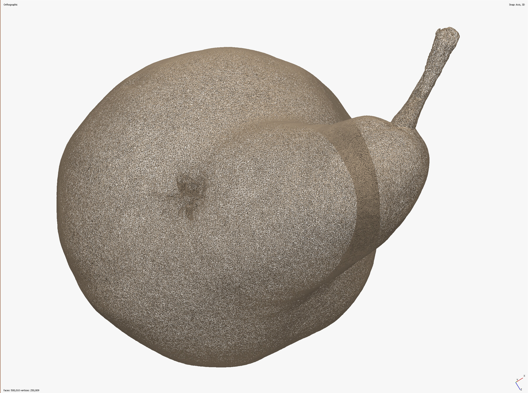 ArtStation - PEAR FRUIT #1 LOW POLY \ HIGH POLY 3D MODEL - CROSS ...