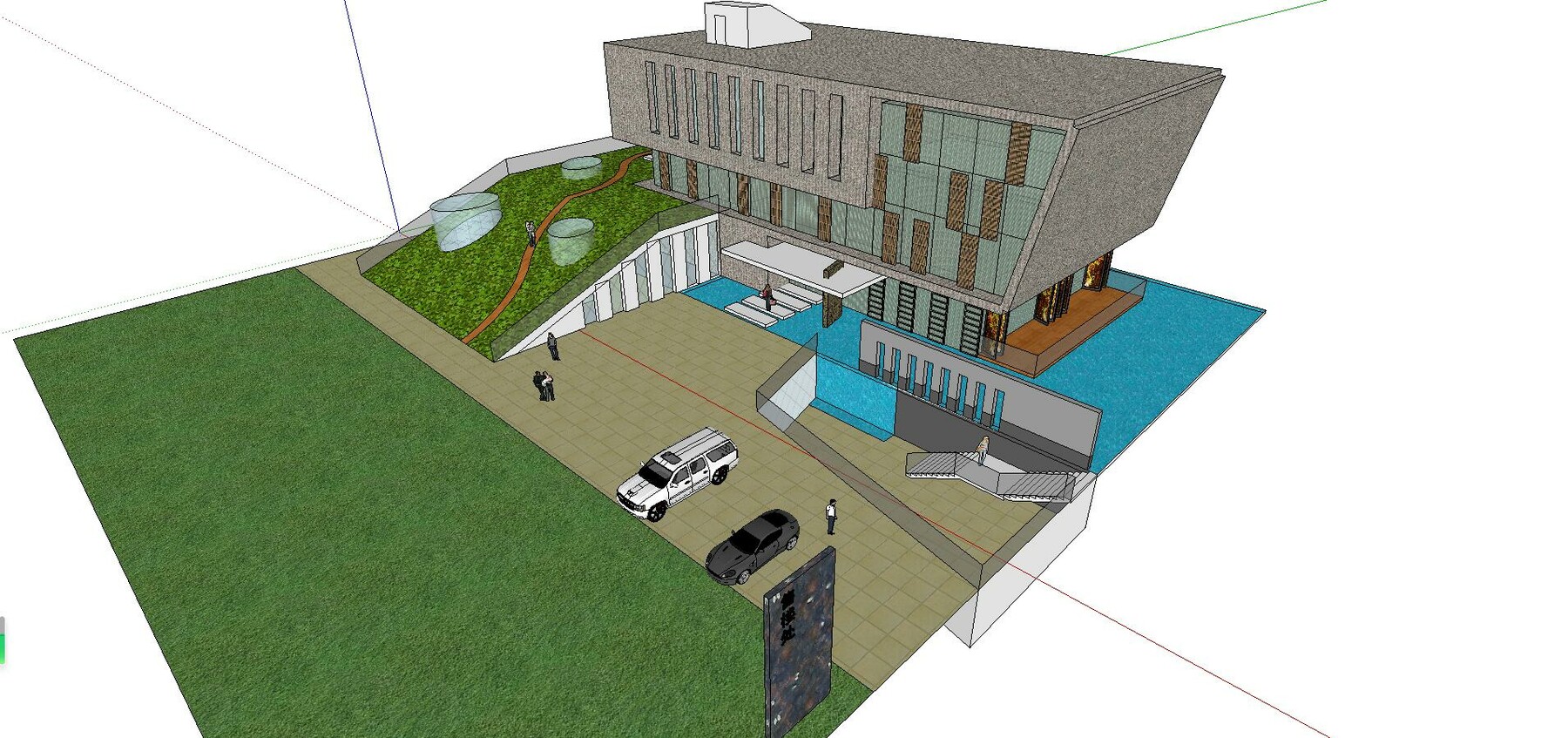 ArtStation - Sales Exhibition Hall-Sales Office-Shop-02 | Resources