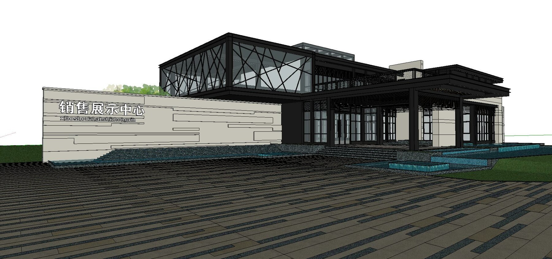 ArtStation - Sales Exhibition Hall-Sales Office-Shop-015 | Resources