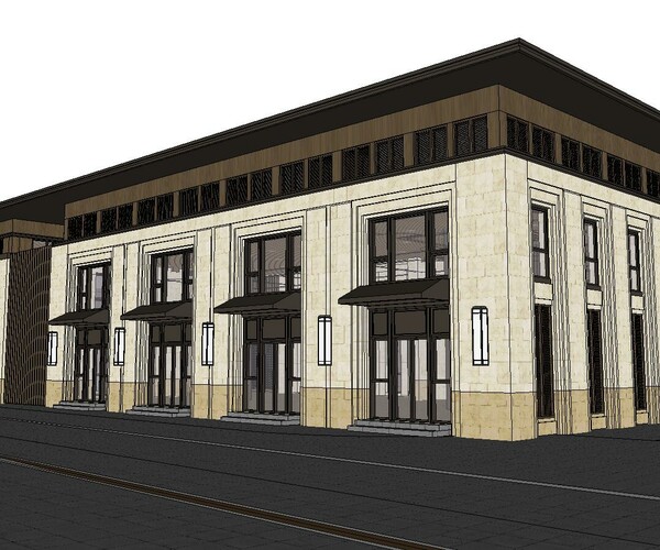 ArtStation - Sales Exhibition Hall-Sales Office-Shop-035 | Resources