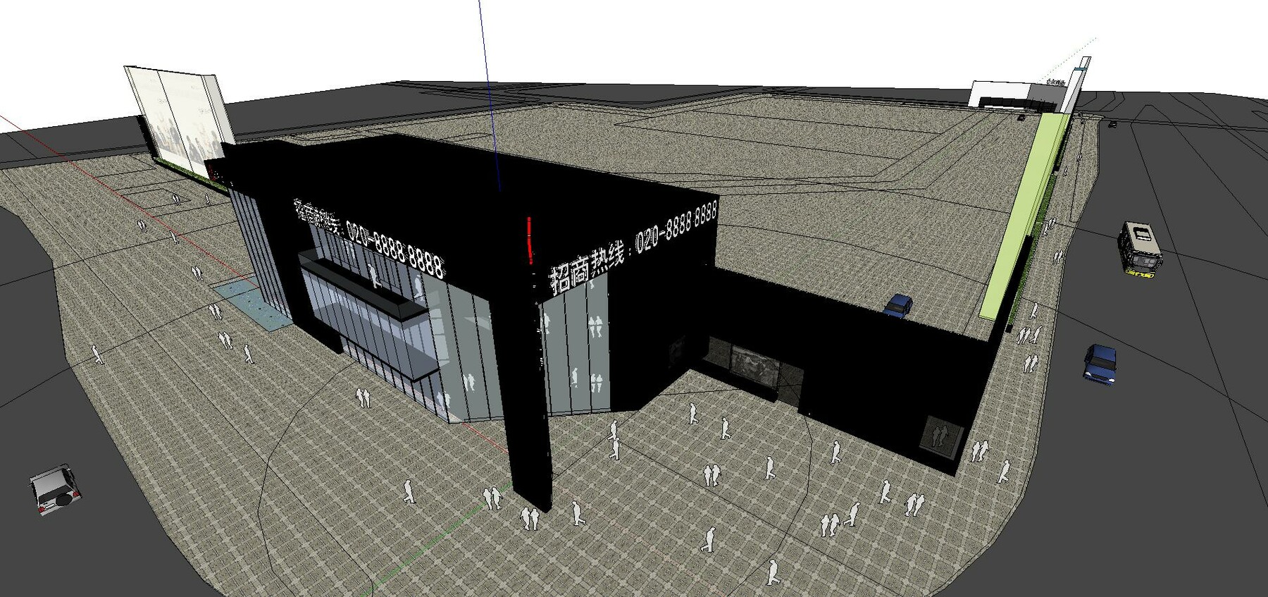 ArtStation - Sales Exhibition Hall-Sales Office-Shop-036 | Resources