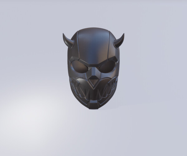 ArtStation - Printable Devil Helmet 3D model | Game Assets
