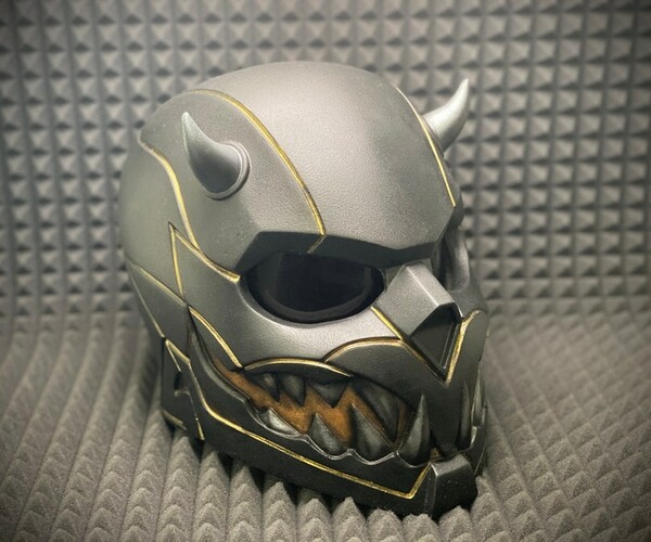 ArtStation - Printable Devil Helmet 3D model | Game Assets