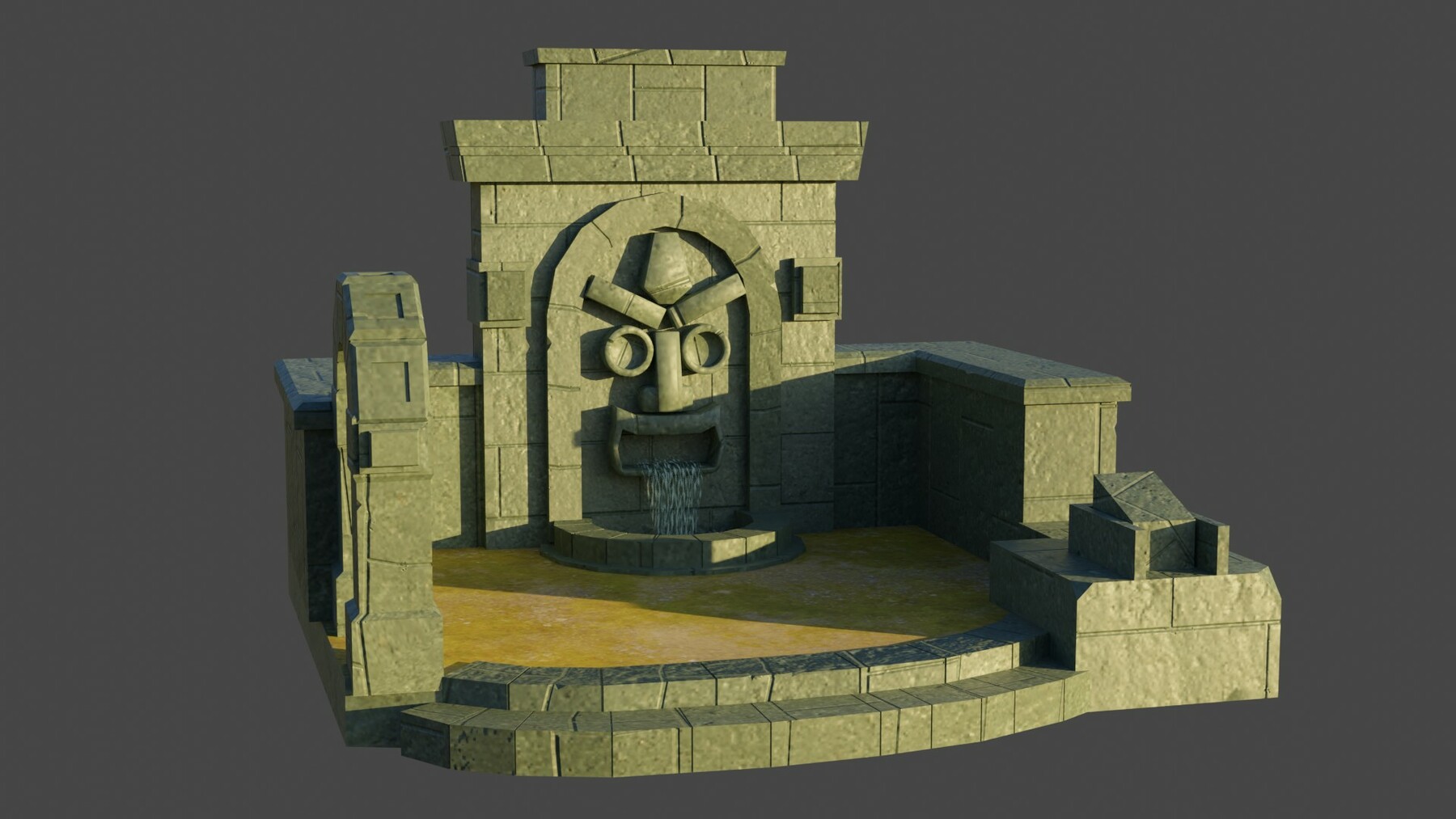 ArtStation - Simple Water fall Game Environment - Game Ready - PBR ...