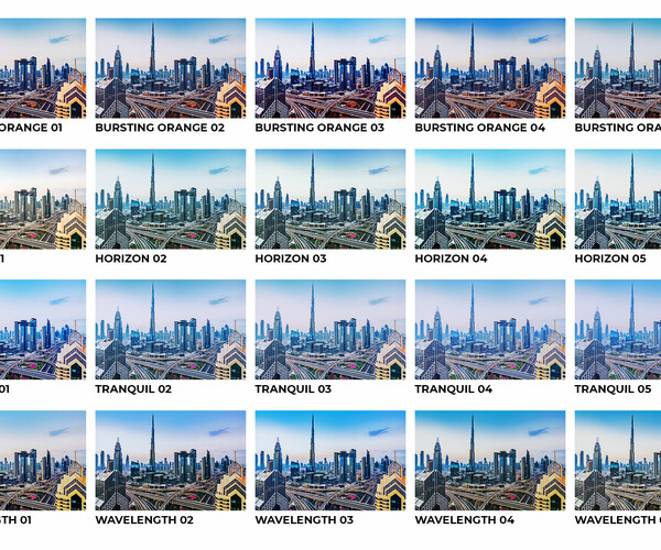 ArtStation - 20 Blue Hour LUTs & Lightroom Presets | Resources