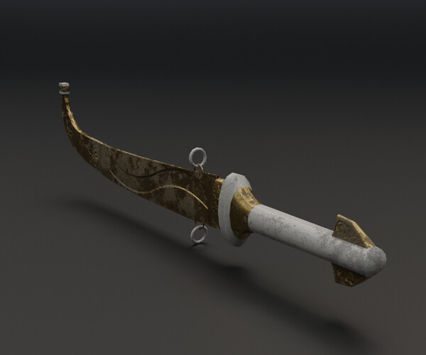 ArtStation - Arabic Dagger | Game Assets